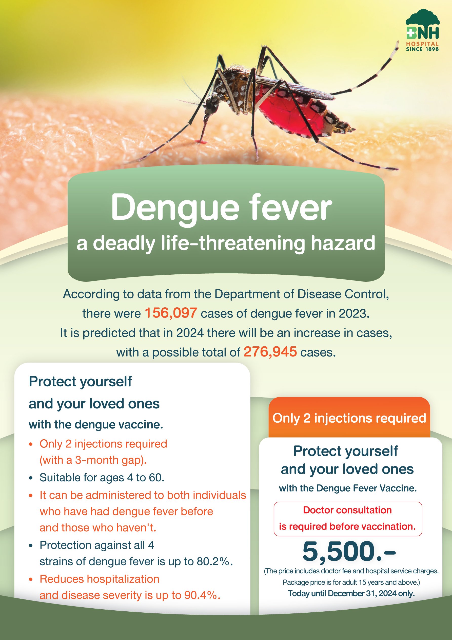 Dengue Fever and Dengue Fever Vaccine - BNH HOSPITAL